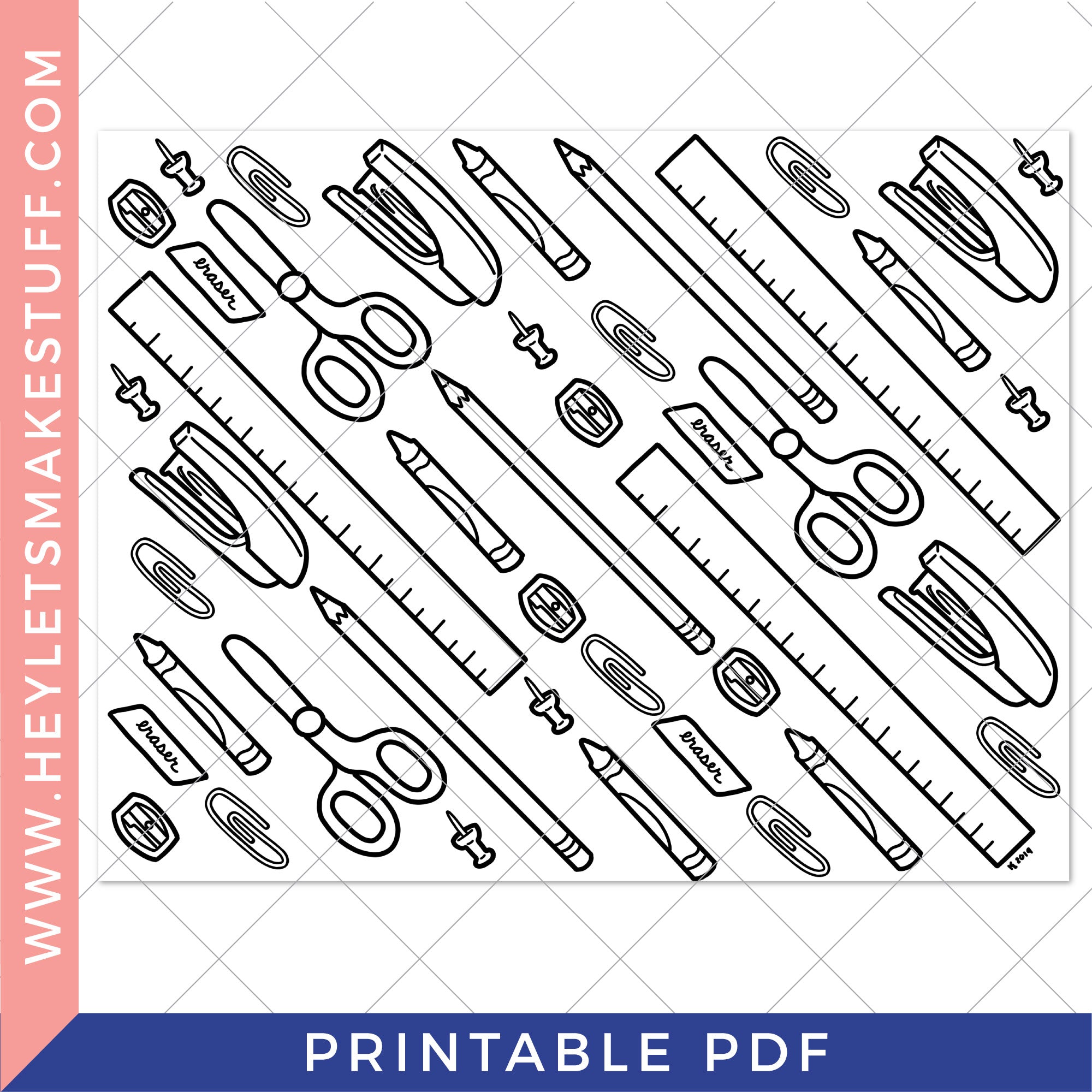 work tools coloring pages