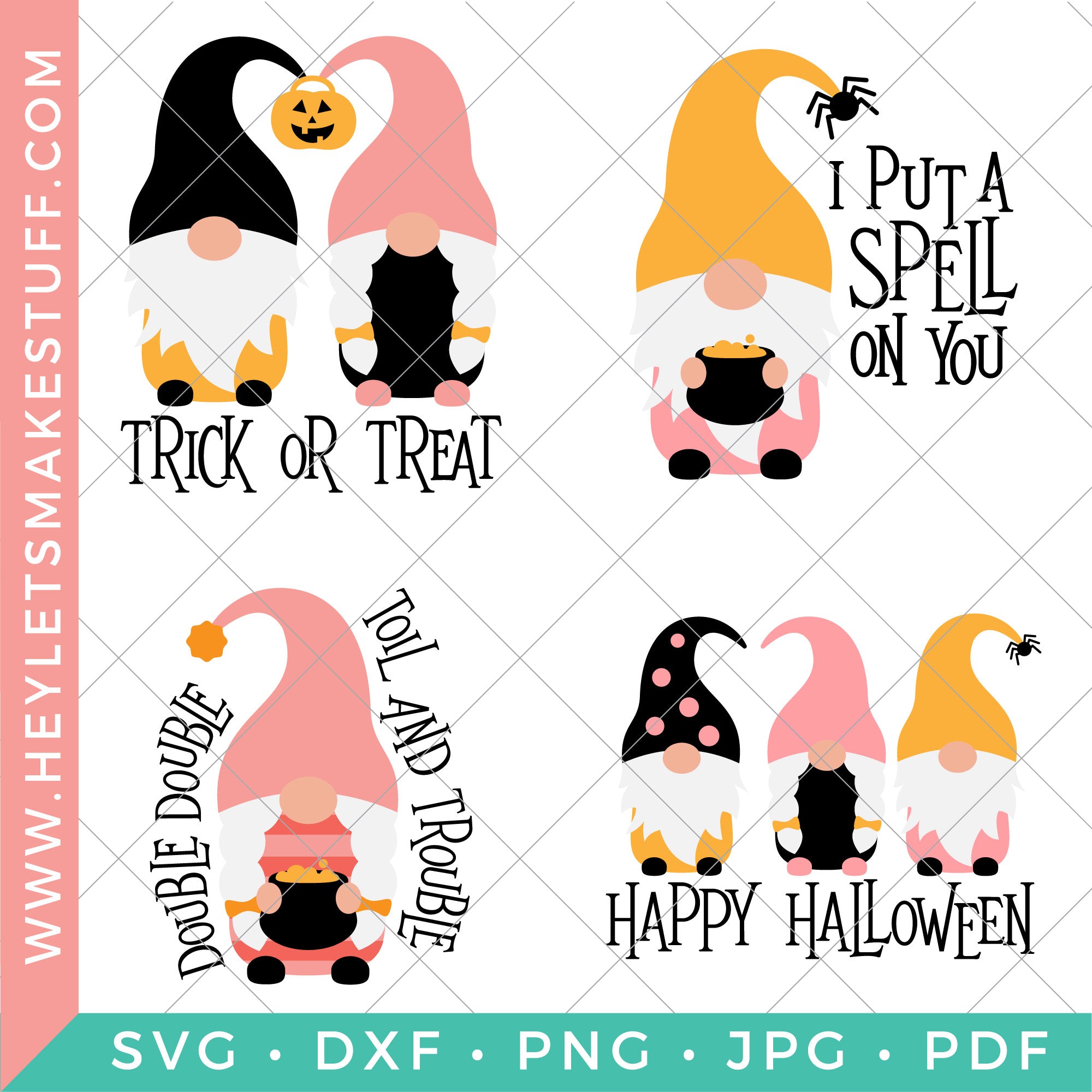 Halloween Gnomes Bundle – Hey, Let's Make Stuff