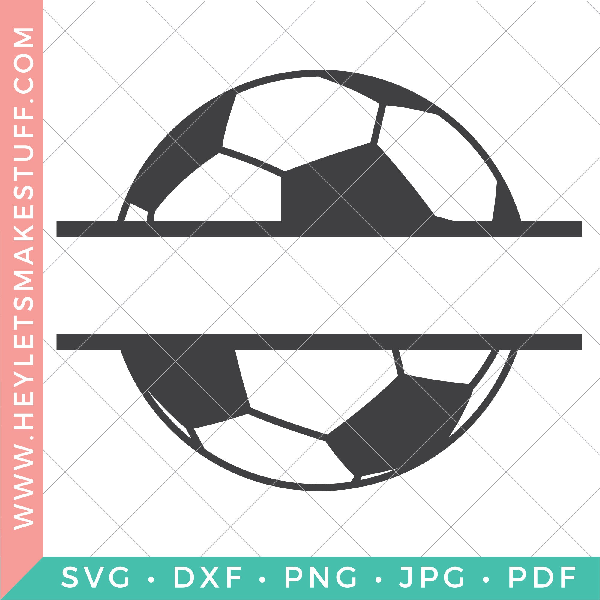 Soccer Monogram SVG – Hey, Let's Make Stuff