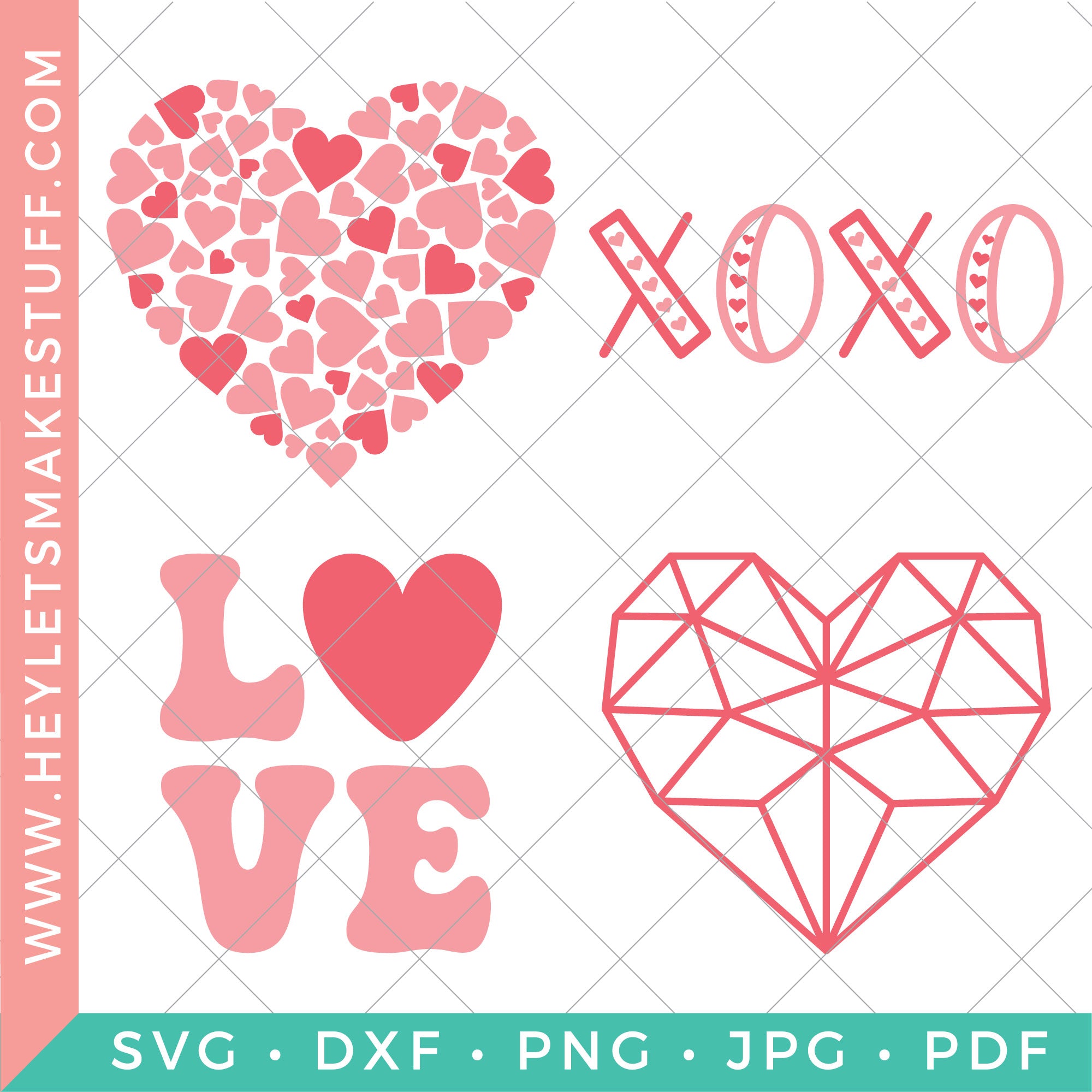 Valentine's Day Heart Bundle – Hey, Let's Make Stuff
