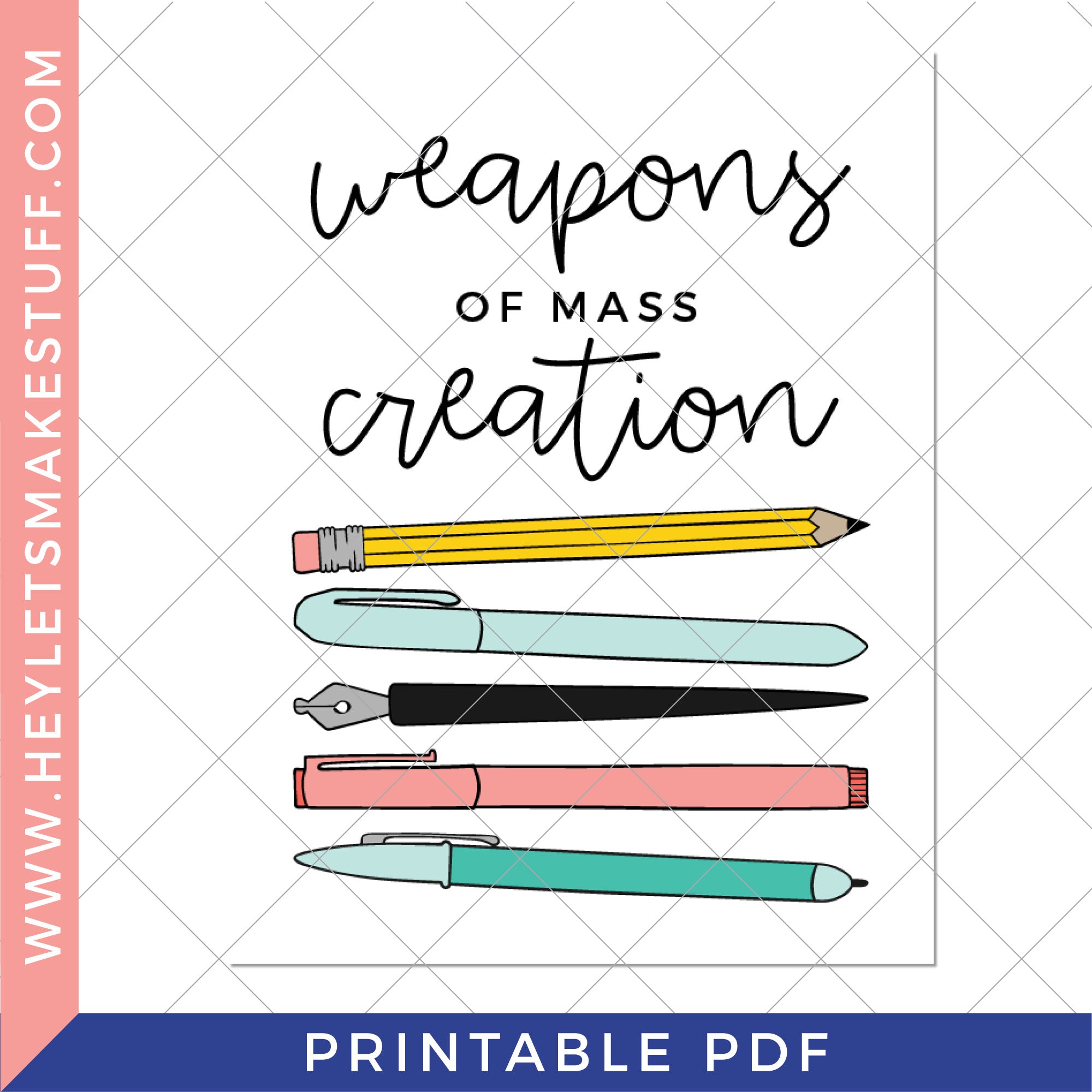 Printable Weapons of Mass Creation - Club – Hey, Let's Make Stuff