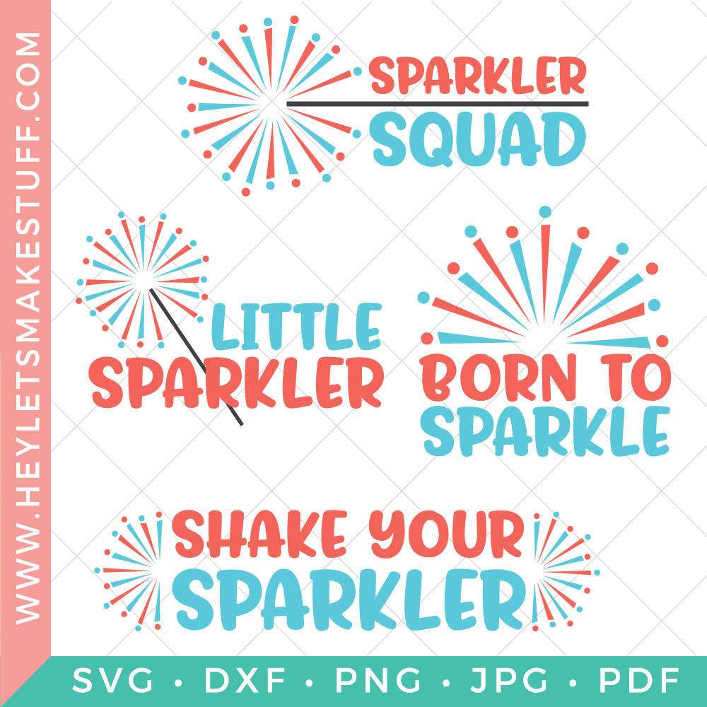4th of July Sparkler Bundle – Hey, Let's Make Stuff