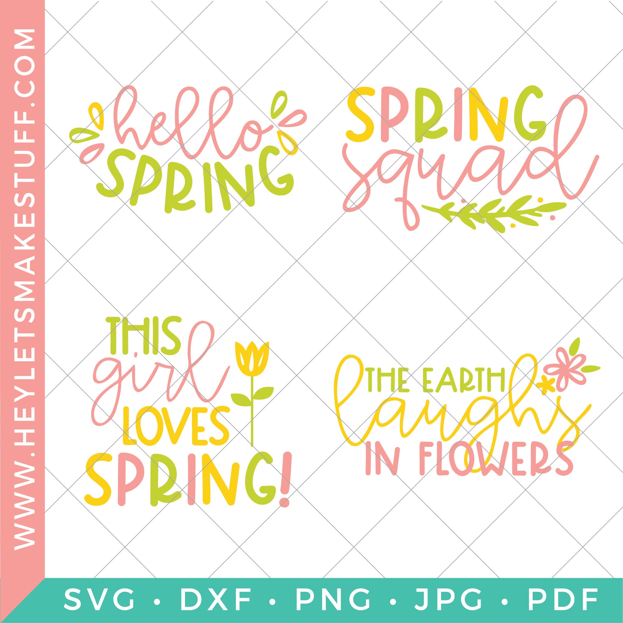 Spring Cut Files Bundle – Hey, Let's Make Stuff