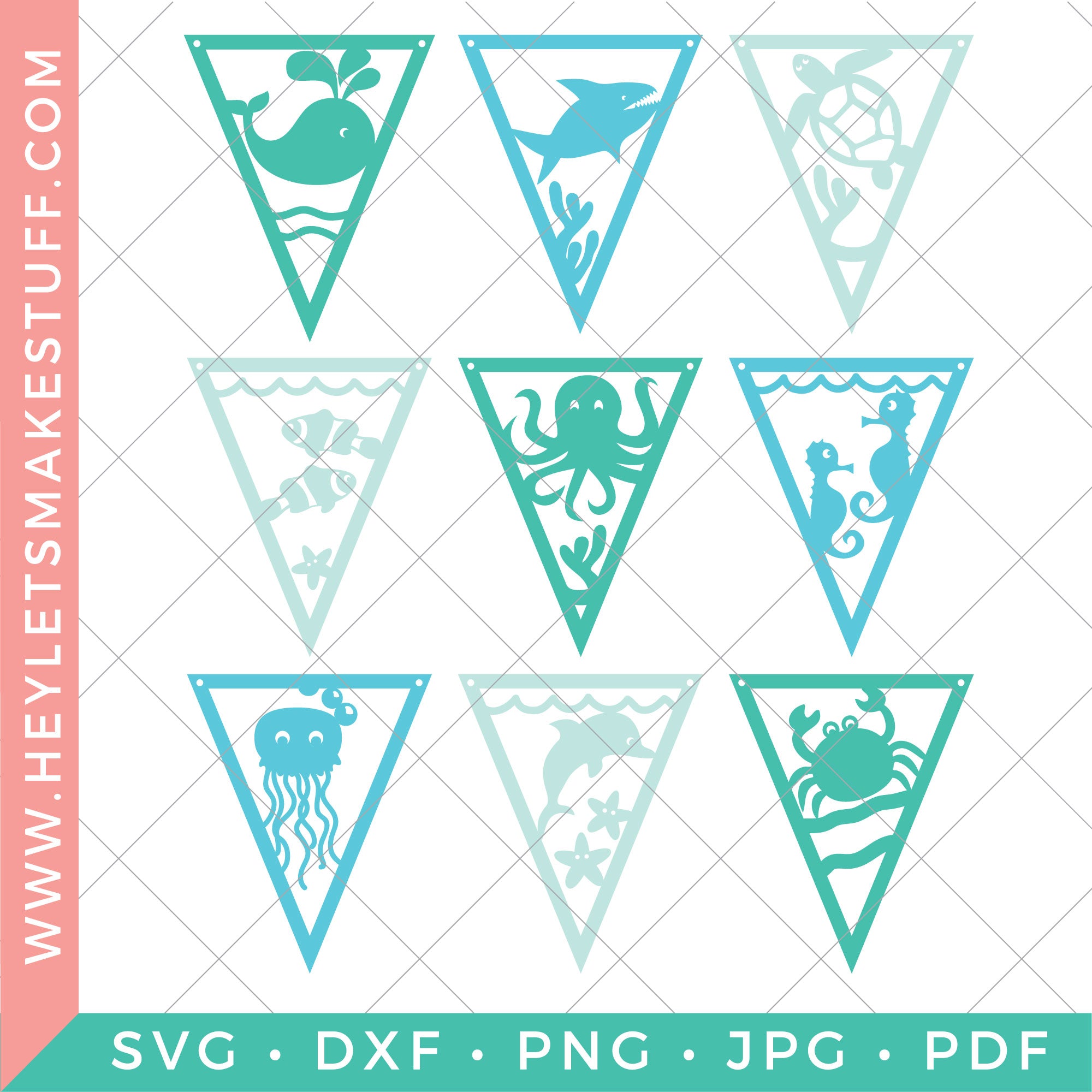 Under the Sea Pennants – Hey, Let's Make Stuff