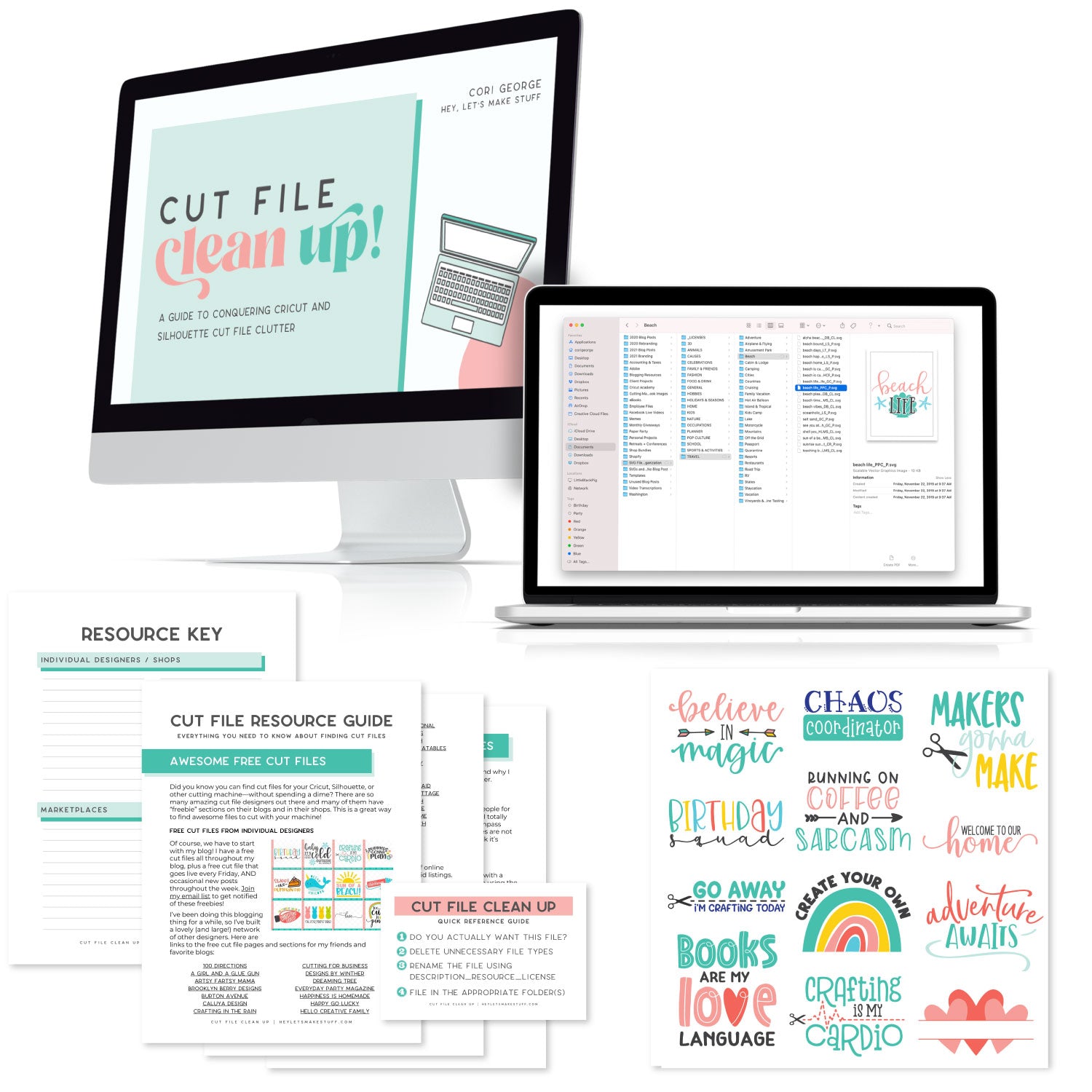 Cut File Clean Up eCourse – Hey, Let's Make Stuff
