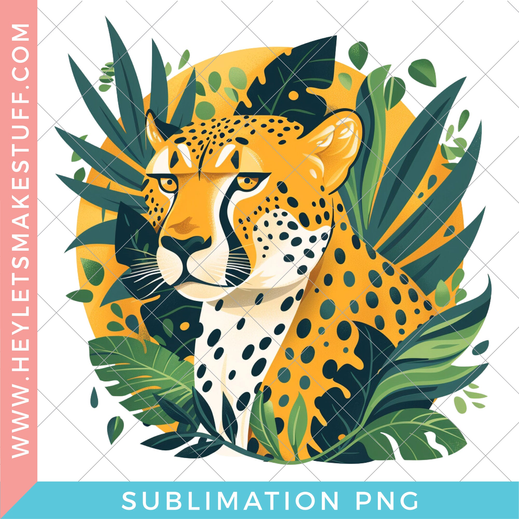 Cheetah - Sublimation - Club – Hey, Let's Make Stuff