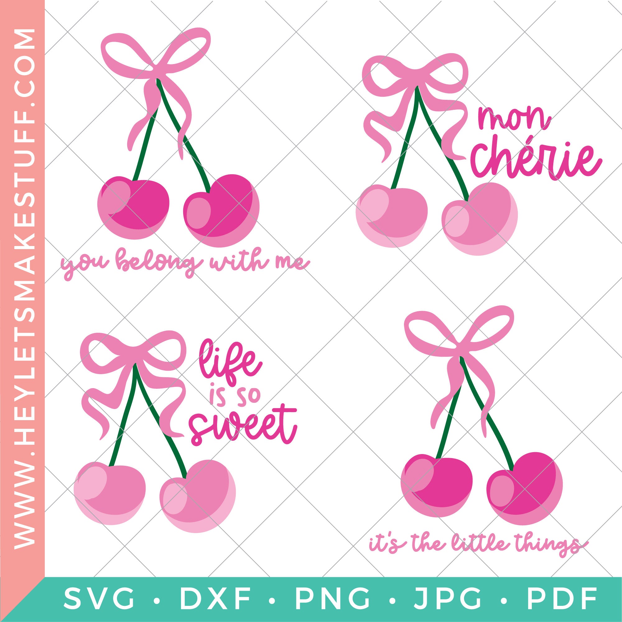 Cherry SVG Bundle – Hey, Let's Make Stuff