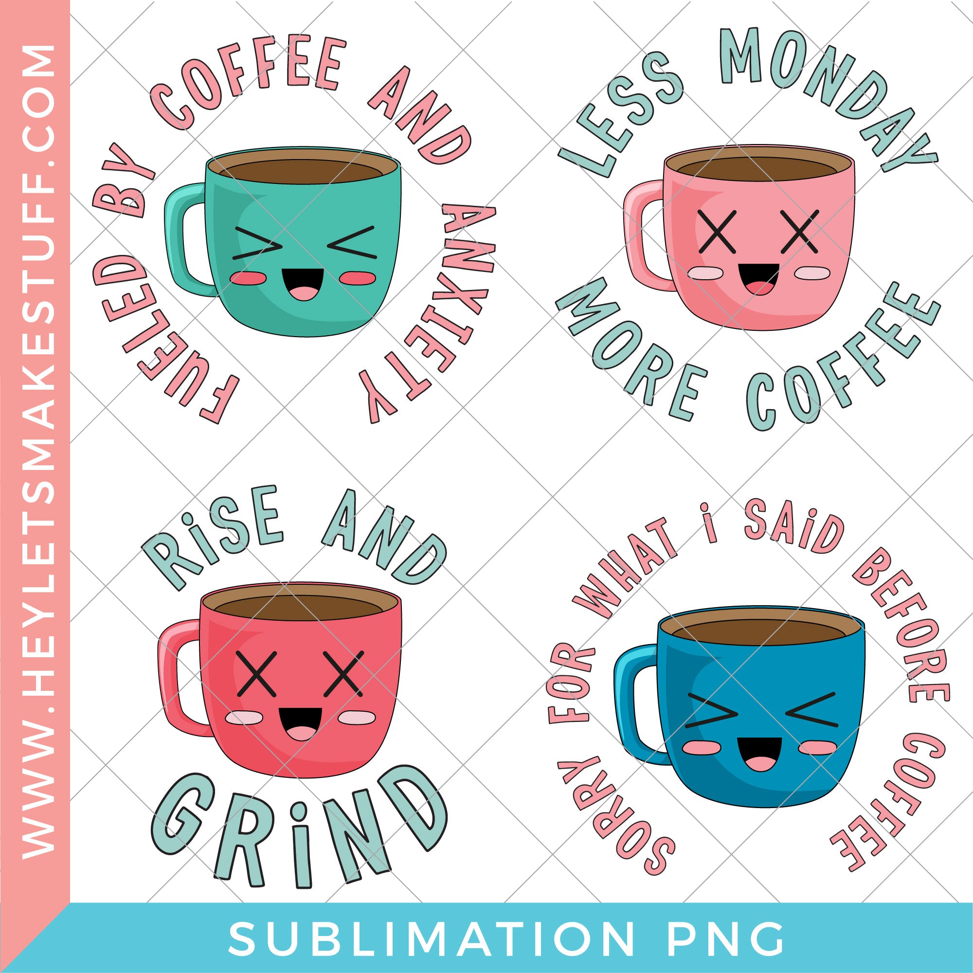 Coffee Sublimation Bundle – Hey, Let's Make Stuff