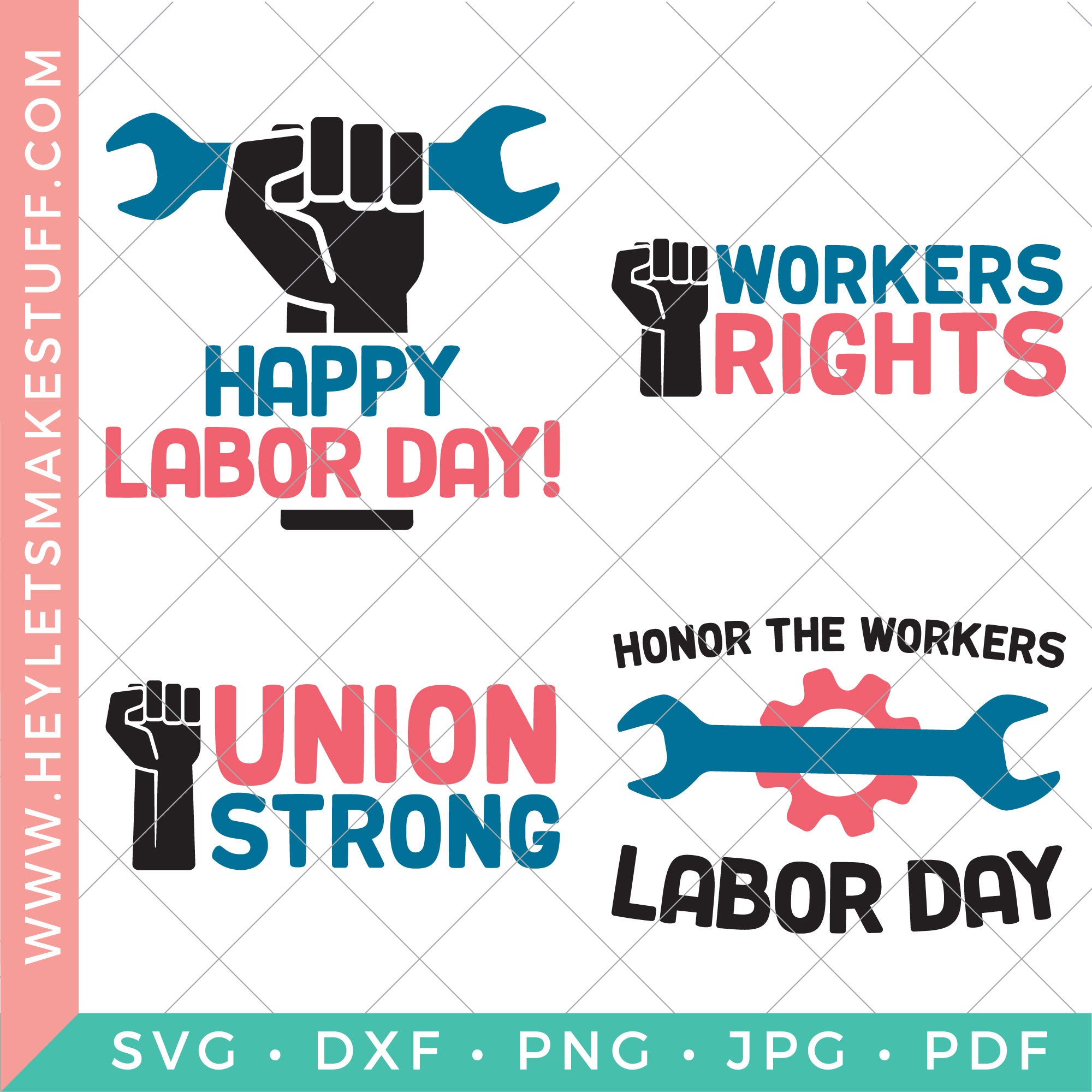 Labor Day SVG Bundle – Hey, Let's Make Stuff