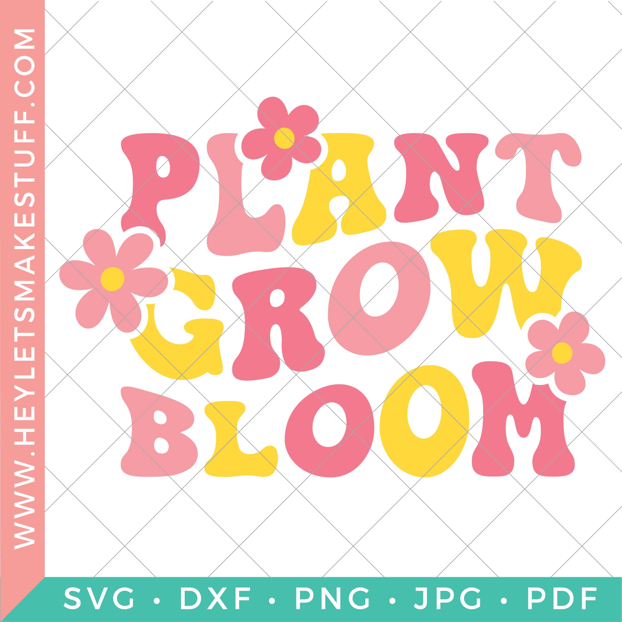 Retro Plant Grow Bloom - Club – Hey, Let's Make Stuff