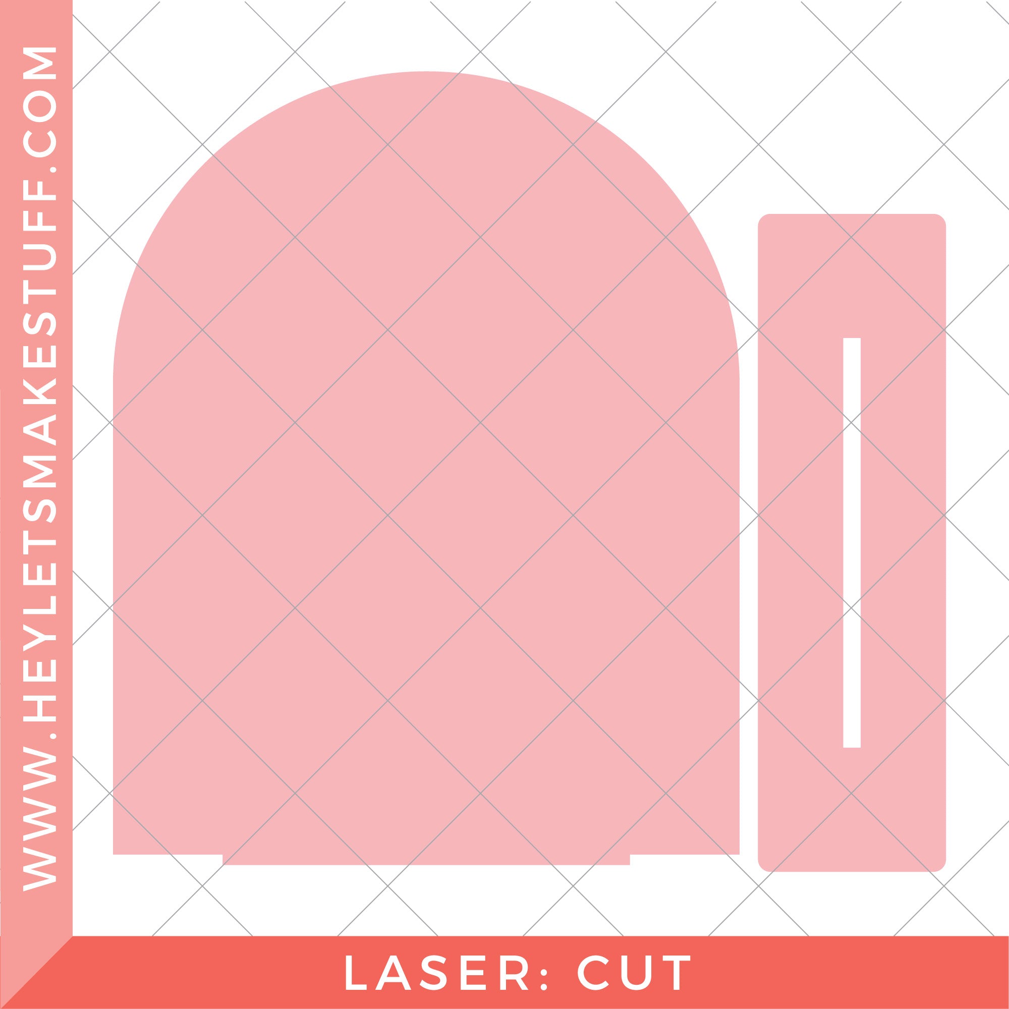 Laser Simple Standing Sign - Club – Hey, Let's Make Stuff
