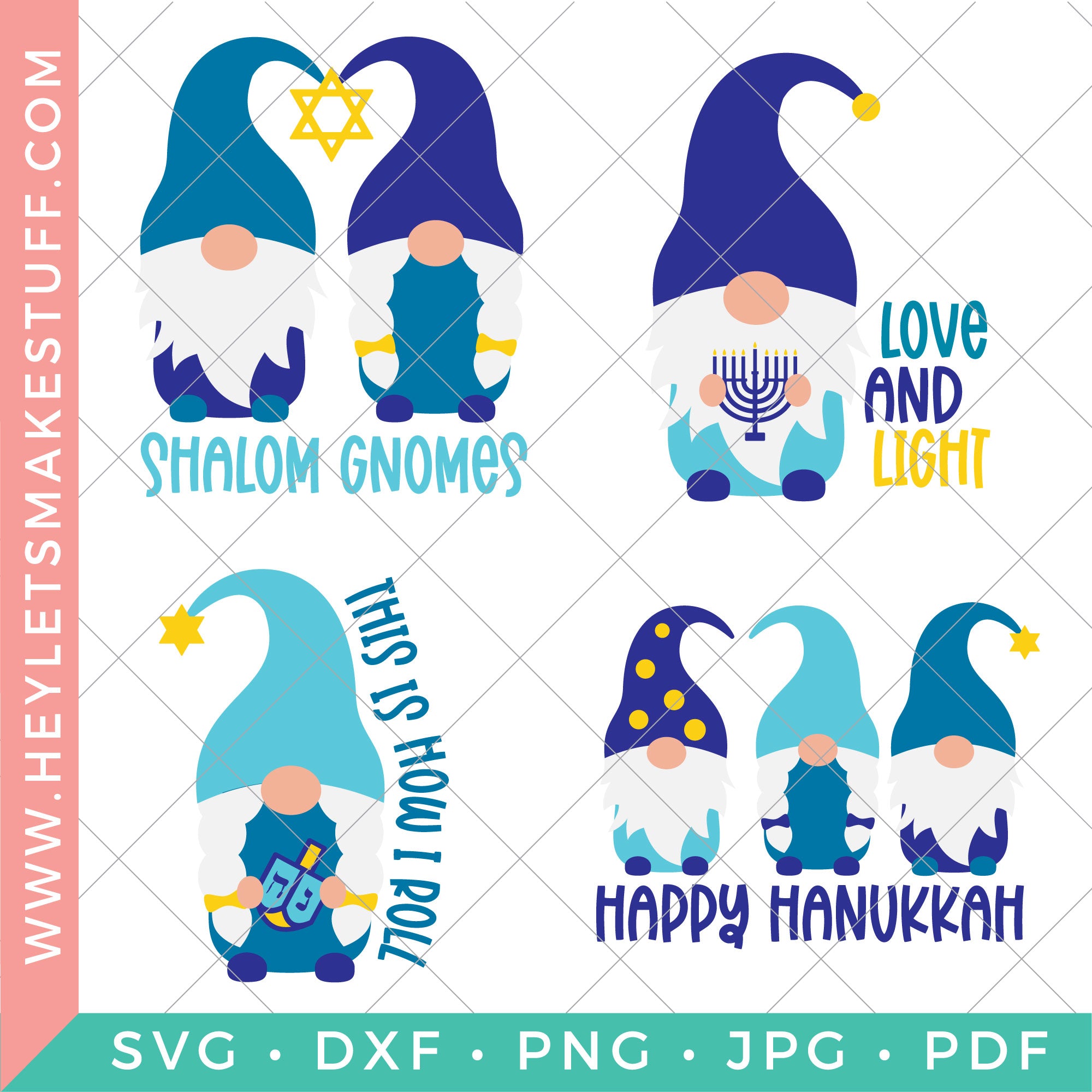 Hanukkah Gnomes Bundle – Hey, Let's Make Stuff