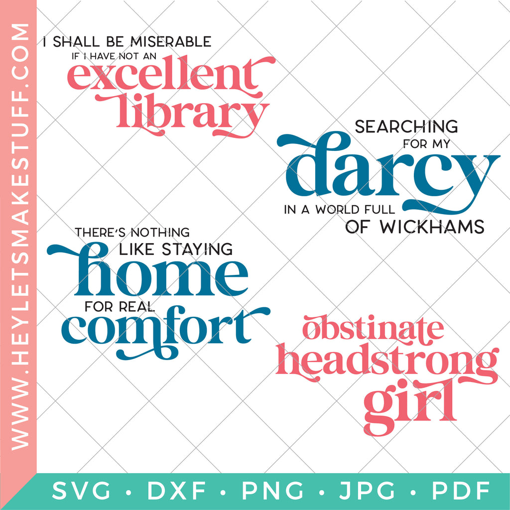 Jane Austen Bundle – Hey, Let's Make Stuff