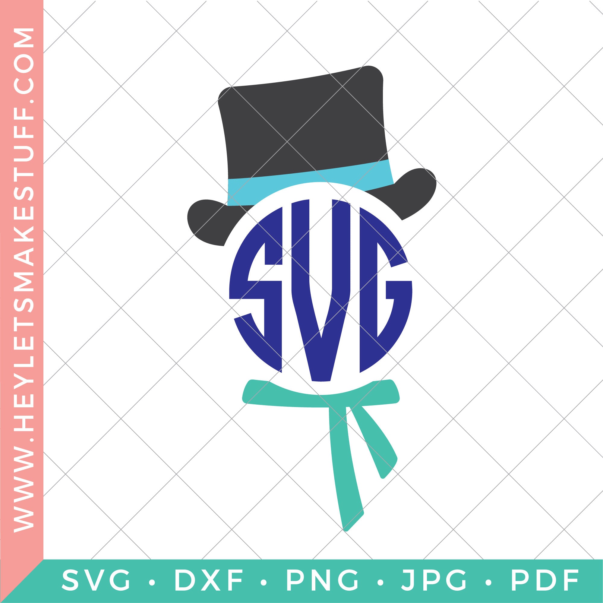 Snowman Monogram - Club – Hey, Let's Make Stuff